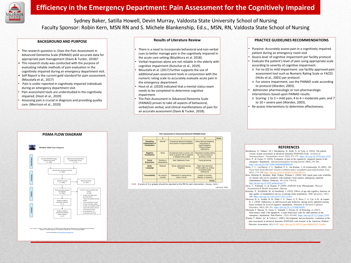 December 2021 – School of Nursing Evidence-Based Practice Poster Exhibit