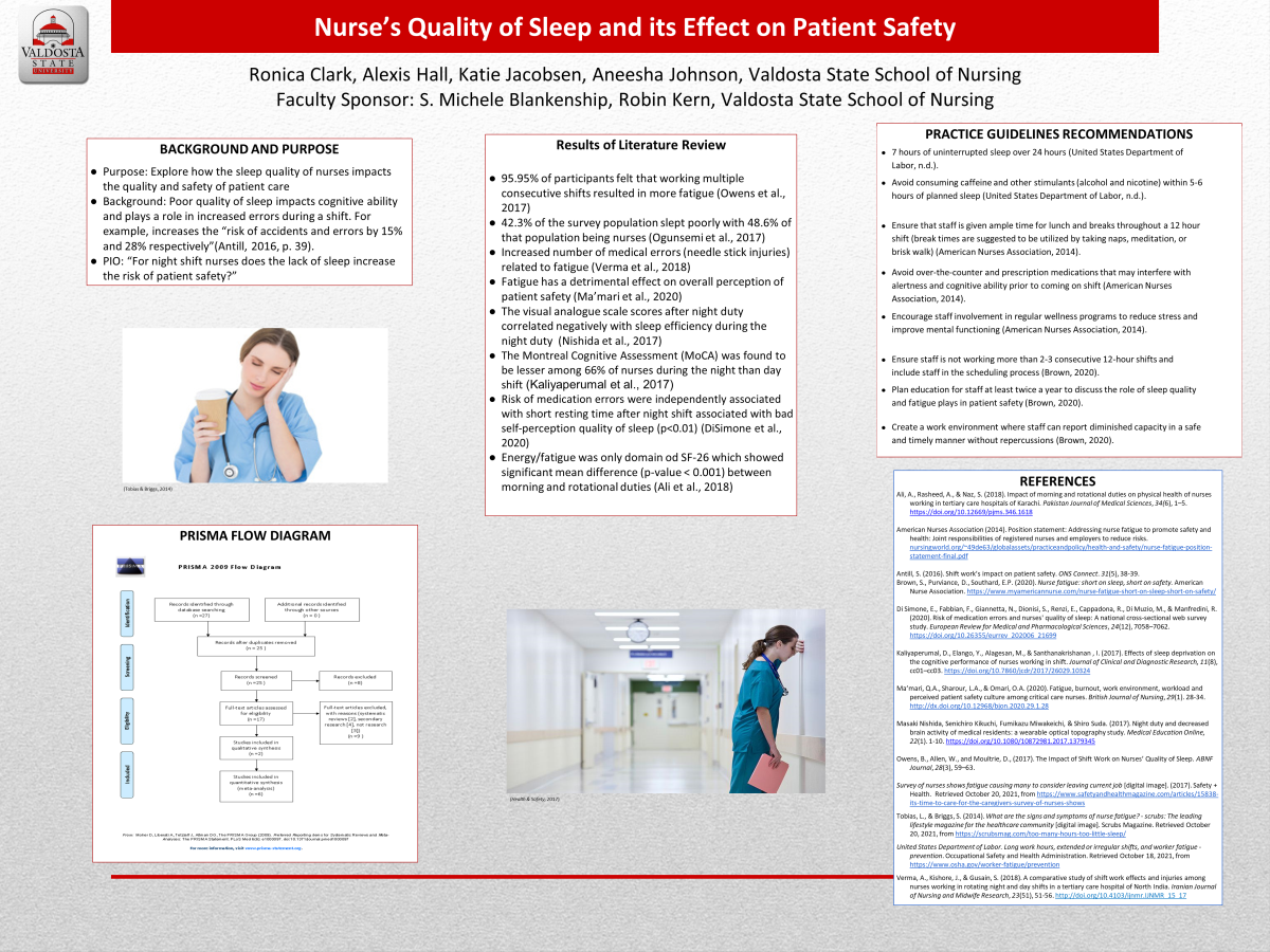 December 2021 – School of Nursing Evidence-Based Practice Poster Exhibit