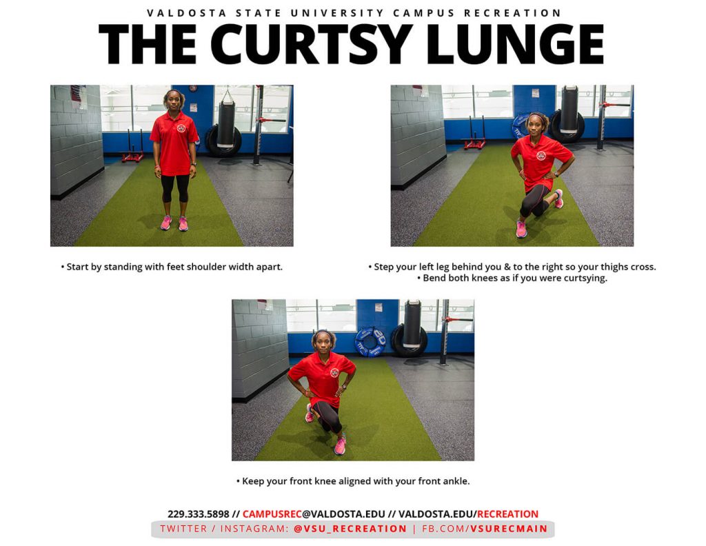Curtsy Lunge